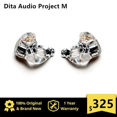Tidesmit Dita Audio Project M 1dd1ba Hybrid Drivers In Ear Monitors