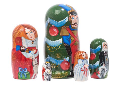 Nutcracker Prince Nesting Doll 5pc6