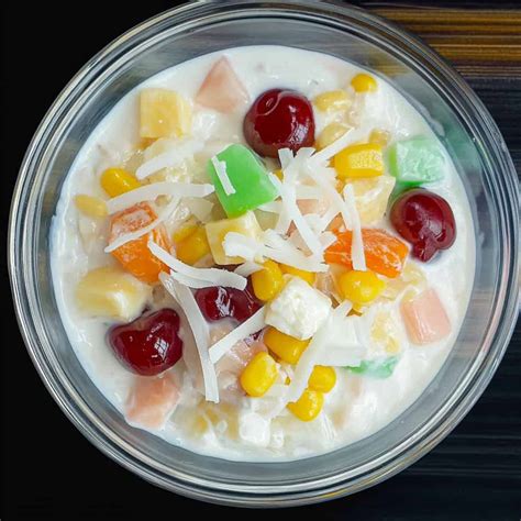 Filipino Buko Salad Coconut Fruit Salad Kusina Secrets