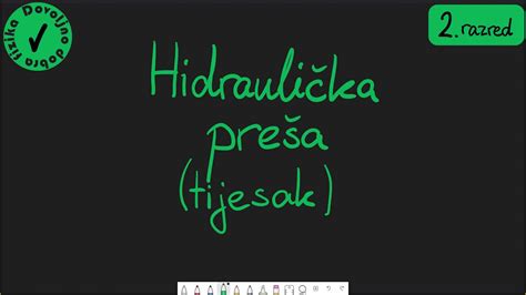 Hidraulička Preša Tijesak Youtube