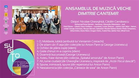 Ansamblul De Muzică Veche „dimitrie Cantemir” Al Universității Naționale De Muzică Din București