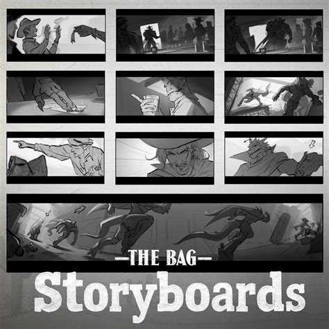 Artstation Visual Storytelling Storyboards The Bag