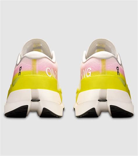 On Cloudboom Max Mens Lime Raspberry The Athletes Foot