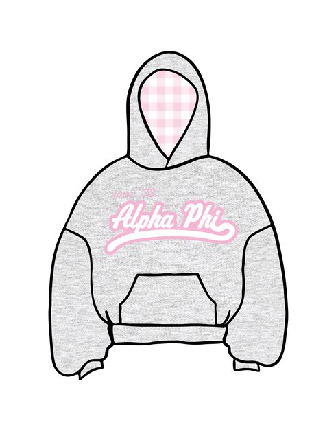 Alpha Phi Pink Convention Hoodie Chapter Clothing Co