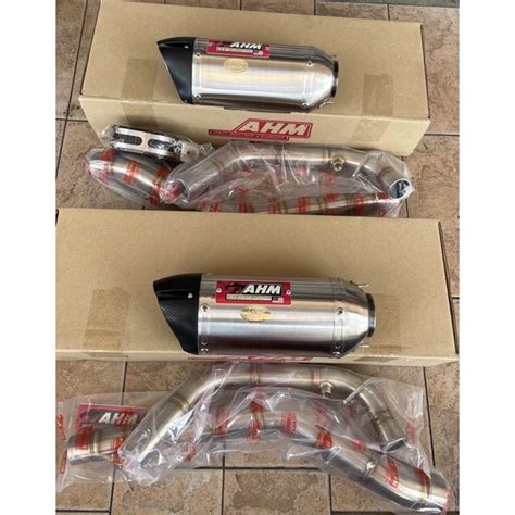 Rs150 Ahm M3 Racing Ejos Ejox Exhaust Ekzos Muffler 32mm 35mm Shopee Malaysia
