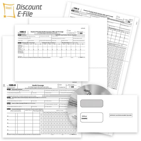 Aca 1095 Filing Forms Envelopes Software