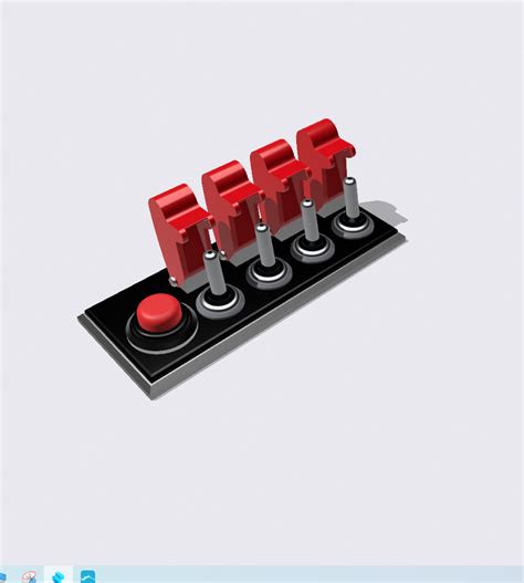 🌆 Scale Model Switch Panel・ Stl File For ・cults