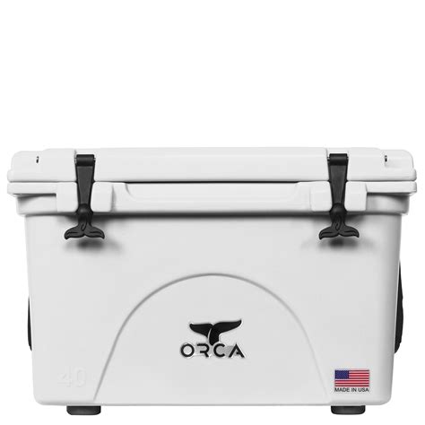 Orca 40 Quart Insulated Portable Cooler 34 Can Capacity White