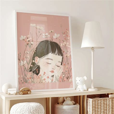 Момиче Спи Постер Рисункибг