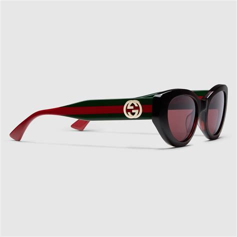 Cat Eye Frame Sunglasses In Brown Gucci® Ca
