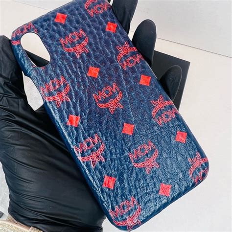 Mcm Cell Phones And Accessories Auth Mcm Leather Phone Case For