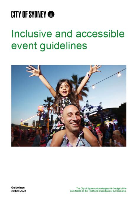 Event Guidelines City Of Sydney