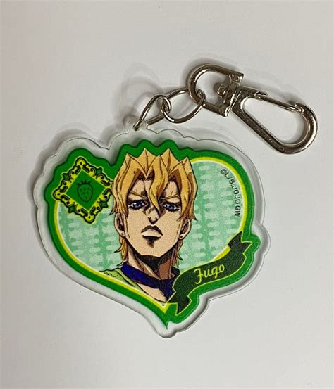 Jojo Anime Chibi Acrylic Keychains And Bag Decoration Charms Fugo Nero