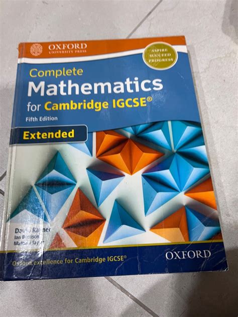 Complete Mathematics for Cambridge IGCSE Fifth Edition Extended, Hobbies & Toys, Books ...