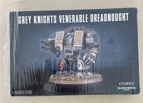 Grey Knights Dreadnought Vénérable Space Marines Warhammer 40k New 57
