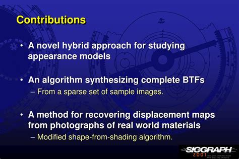 ppt synthesizing bidirectional texture functions for real world