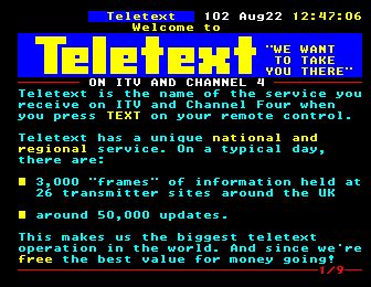 Mb21 The Teletext Museum Teletext Ltd