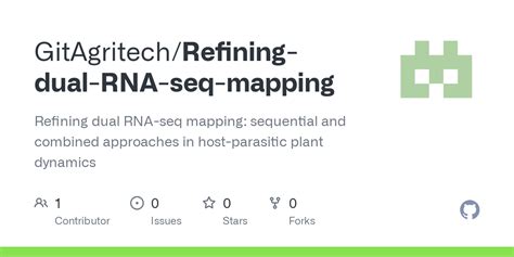 github gitagritech refining dual rna seq mapping refining dual rna