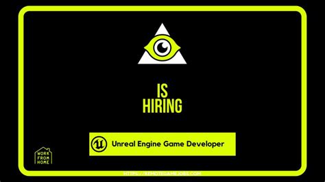 Remote Unreal Engine Game Developer Opportunity Ded Demt Bashar Abdullah