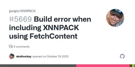 build error when including xnnpack using fetchcontent · issue 5669