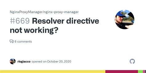 Resolver Directive Not Working · Issue 669 · Nginxproxymanagernginx Proxy Manager · Github