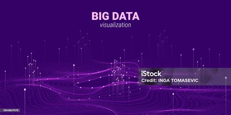 웨이브 3d 큰 데이터 시각화입니다 분석 Infographic입니다 인포그래픽에 대한 스톡 벡터 아트 및 기타 이미지 인포그래픽 구 빅데이터 Istock