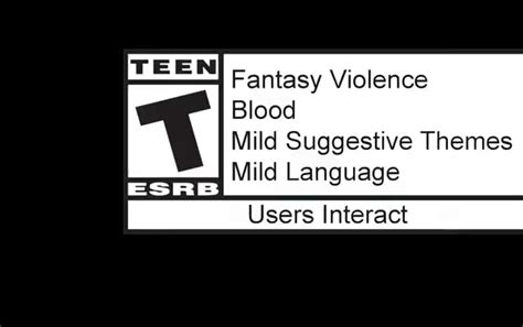 Teen Fantasy Violence Blood Mild Suggestive Themes Mild Language Users