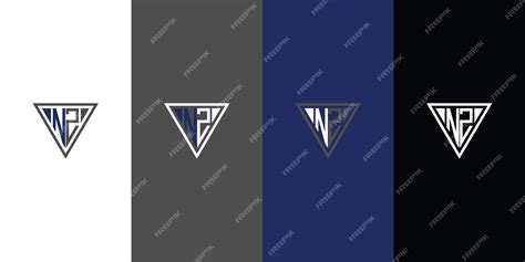 Premium Vector Nz Logo Letter Monogram With Triangle Shape Design Template