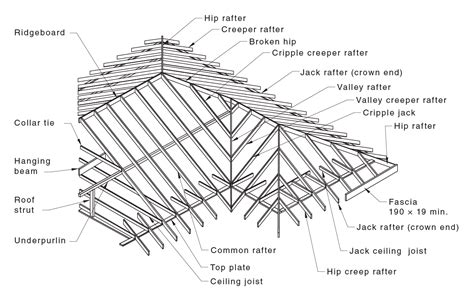 Crippled Jack Rafter National Dictionary Of Building And Plumbing Terms
