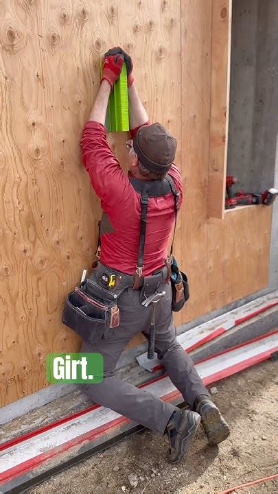 We Are Using These Girts To Hold Our Exterior Insulation As Well As