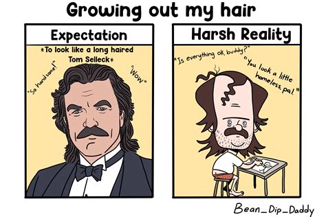 I Made A Cartoon About My Long Hair Phase… R Hair