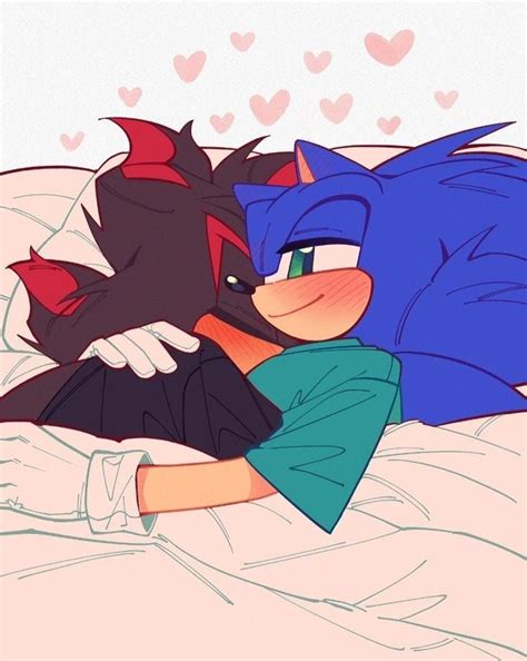 Соник и шедоу In 2025 Sonic And Shadow Sonic X Shadow Fanart Cute