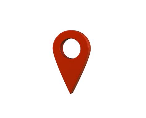Premium Photo Red Gps Pointer Symbol Satellite Navigator For Driver 3d Render