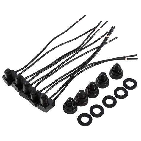 Push Button Switch5pcs 12v Waterproof Push Button On Off Switch Single