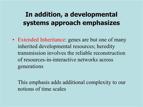 Ppt Developmental Systems Theory Accounting For Stability And