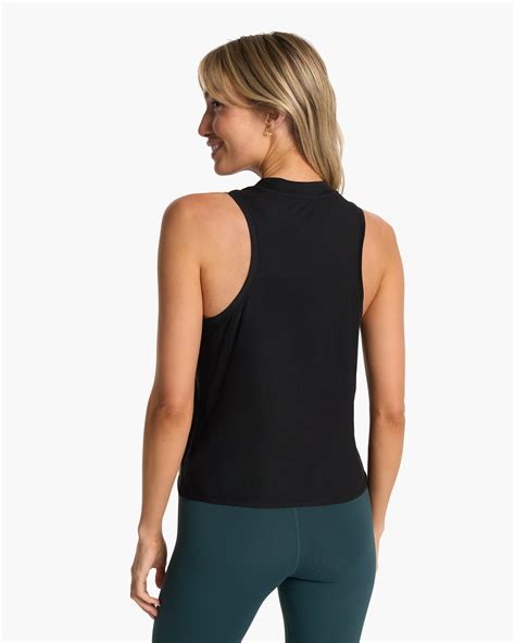 Energy Top Womens Black Athletic Tank Top Vuori