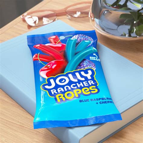 Jolly Rancher Ropes Blue Raspberry And Cherry Flavored Candy Bag 6 Oz Delivered In As Fast As