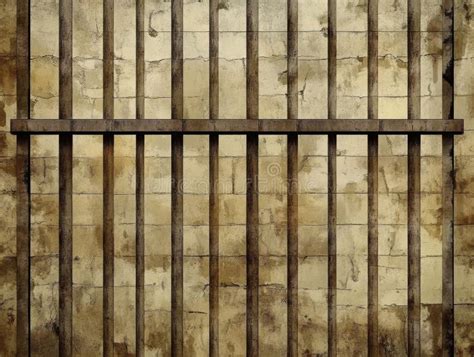 Grunge Prison Bars Texture A Distressed Concrete Wall Background For