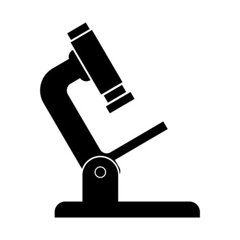 Microscope Logo Premium Vector