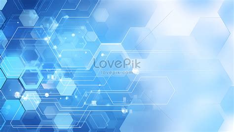 기하학적 모양으로 추상 파란색 배경