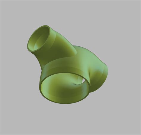 parametric true tee pipe or hose fitting by mscalora download free