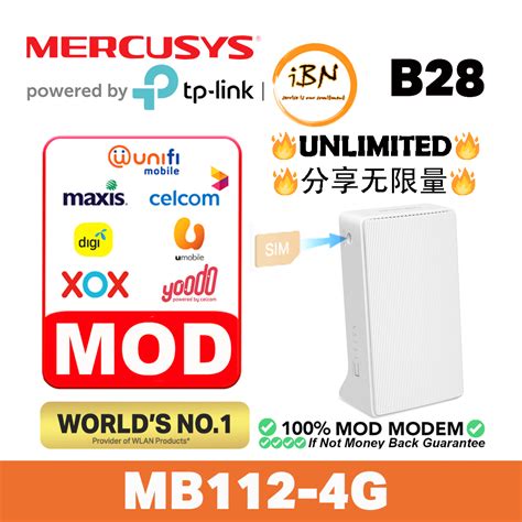 TP Link UNLIMITEDMod Modem MR105 MR100 N300 TL MR105 4G LTE Wi Fi Router By Pass Hotspot