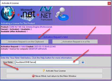 Core Hl7 Sql Engine Activation