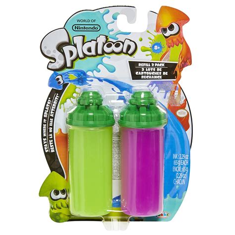 World Of Nintendo Splatoon Splatter Shot Refill Toptoy