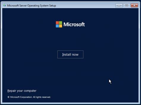 Installing Windows 2022 Server In A Lab Environment