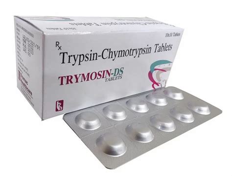 Trypsin Chymotrypsin 2 Lac Iu Tablet At Rs 240box Trypsin