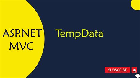 10 Aspnet Mvc Tempdata In Telugu Youtube