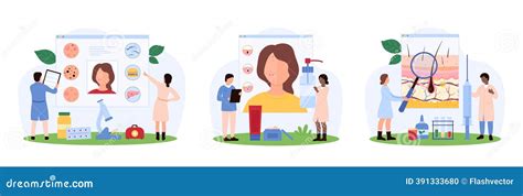 Epidermis Structure Skin Anatomy Vector Illustration Cartoondealer