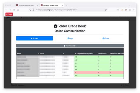 How Do I View The Folder Grade Book Zengengo