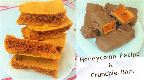 Easy Honeycomb And Crunchie Bars Recipe Youtube